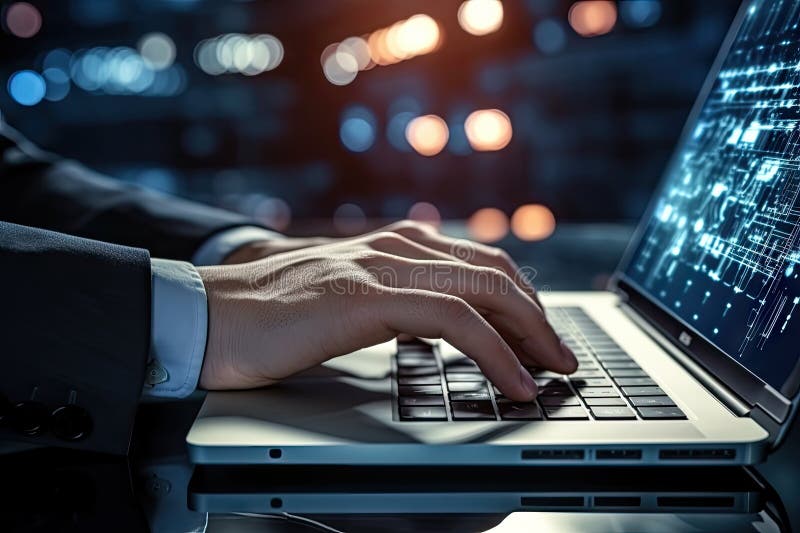 Data Scientists Work in a Modern Office of a Technology Company on the ...