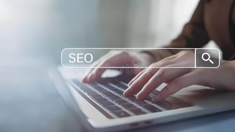 A Woman Typing on Her Laptop Keyboard, Actively Searching for ...