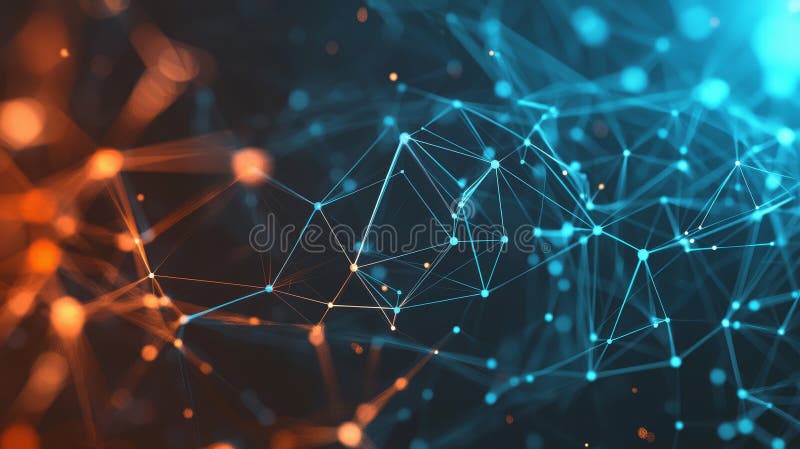 Data Search Technology Concept and Copy Space on a Digital 3D Abstract ...
