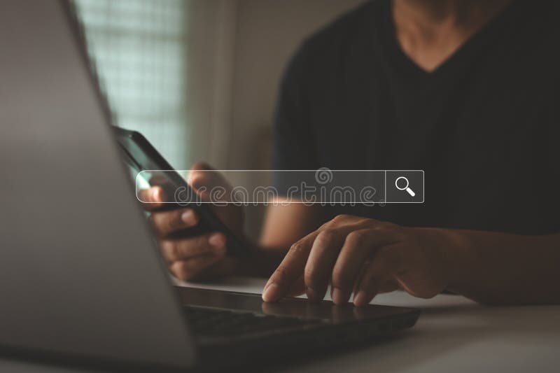 Data Search Technology Concept, SEO, Search Engine Optimization ...