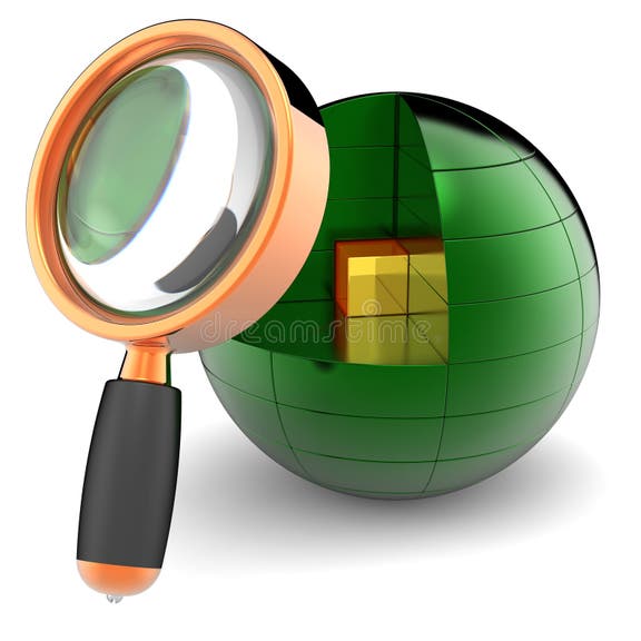 Data Searching. I Have Found it! Stock Illustration - Illustration of ...