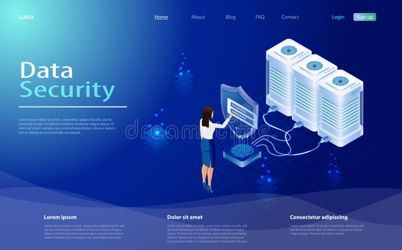 Data Protection Concept. Secure Privacy Data in Internet. the ...