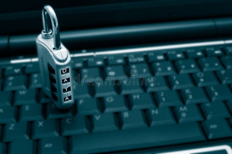 Data lock stock photo. Image of protection, hacker, steal - 24243852
