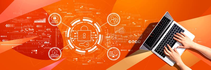 Data Security Concept with a Person Holding a Megaphone Stock Photo ...