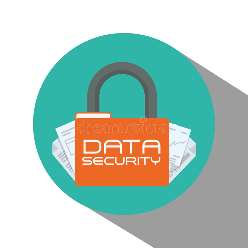 Data security design stock vector. Illustration of secured - 63075689