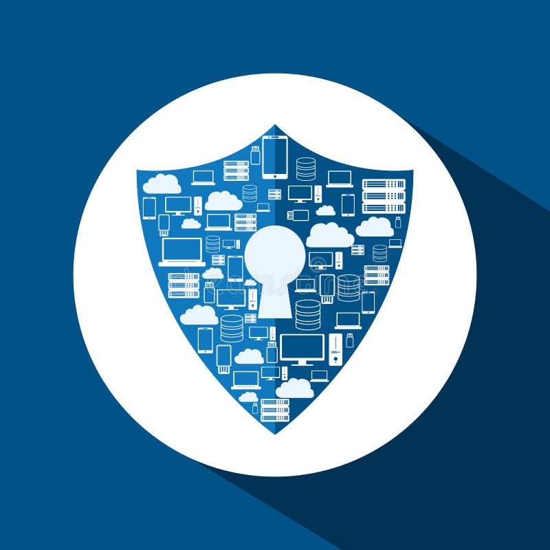 Data security design stock vector. Illustration of safe - 63075724