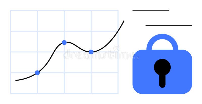 Data Security and Growth Chart Representation with Line Graph and ...