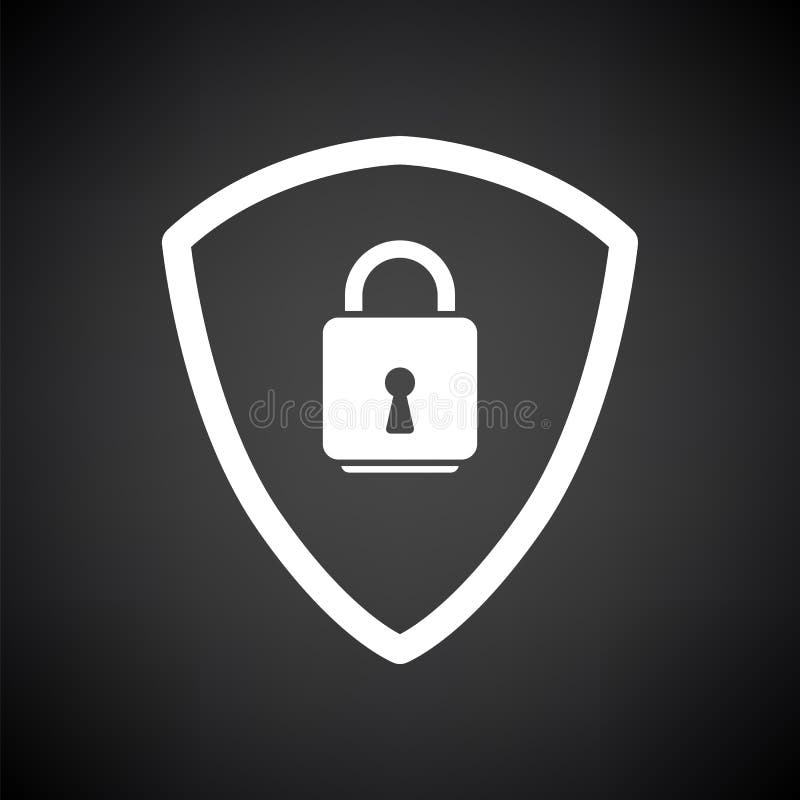 Data Security Icon stock vector. Illustration of white - 144908269