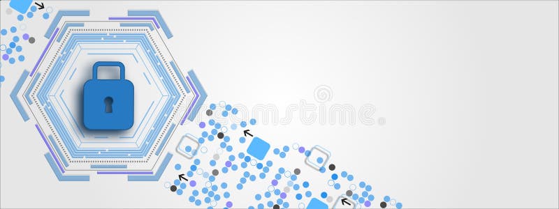 Data Security Illustrates Cyber Data or Information Privacy Idea Stock ...