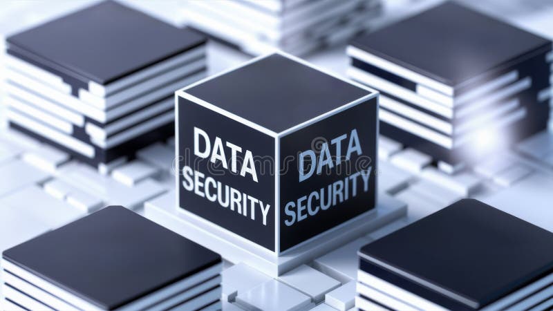 Data Security is a Key Component of the Cloud, AI Stock Image - Image ...