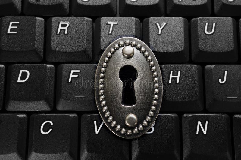 Data security stock image. Image of protection, laptop - 66634199