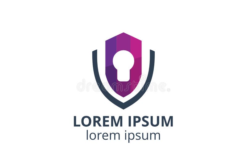 Data security logo stock vector. Illustration of icon - 183140951