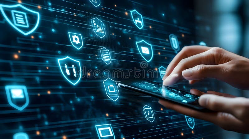 Data Security on Mobile Phone Cyber Security Technology, Secure Data ...