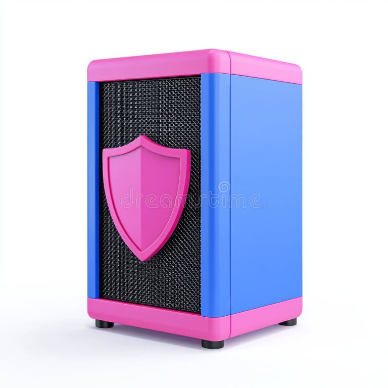 Data Security and Modern Technology is Represented by a Futuristic ...