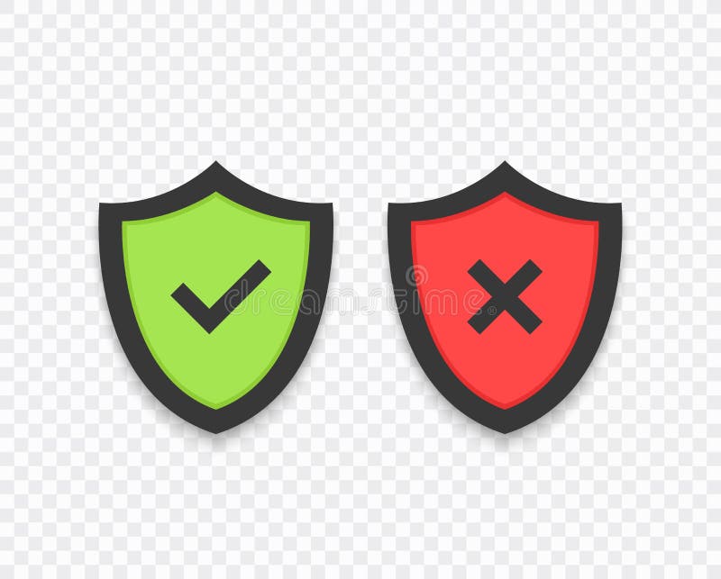 Data Security and Protection. Check Marks V and X. Protection, Safety ...