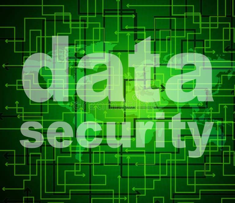 Data Security Shows Protected Restricted and Unauthorized Stock ...