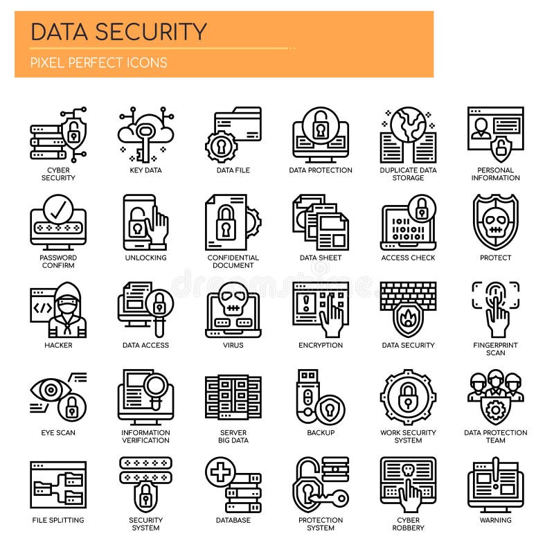 Data security logo stock vector. Illustration of guard - 183124324