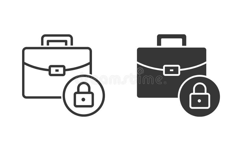 Data Security Vector Icon for Graphic and Web Design. Stock Vector ...