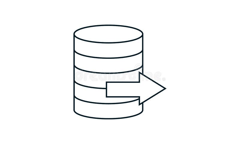 Data Sent Icon Vector Illustration. Can Be Used for Web and Mobile Apps ...