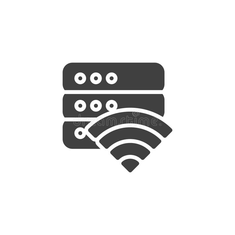 Data Server Access Vector Icon Stock Vector - Illustration of pixel ...