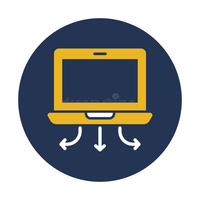Data Server, Data Share Vector Icon Which Can Easily Modify Stock ...