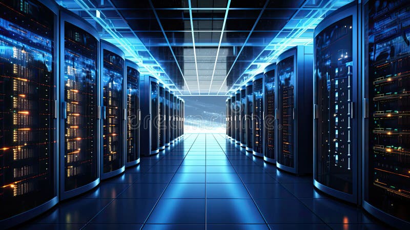 Data server farm stock illustration. Illustration of software - 306025487