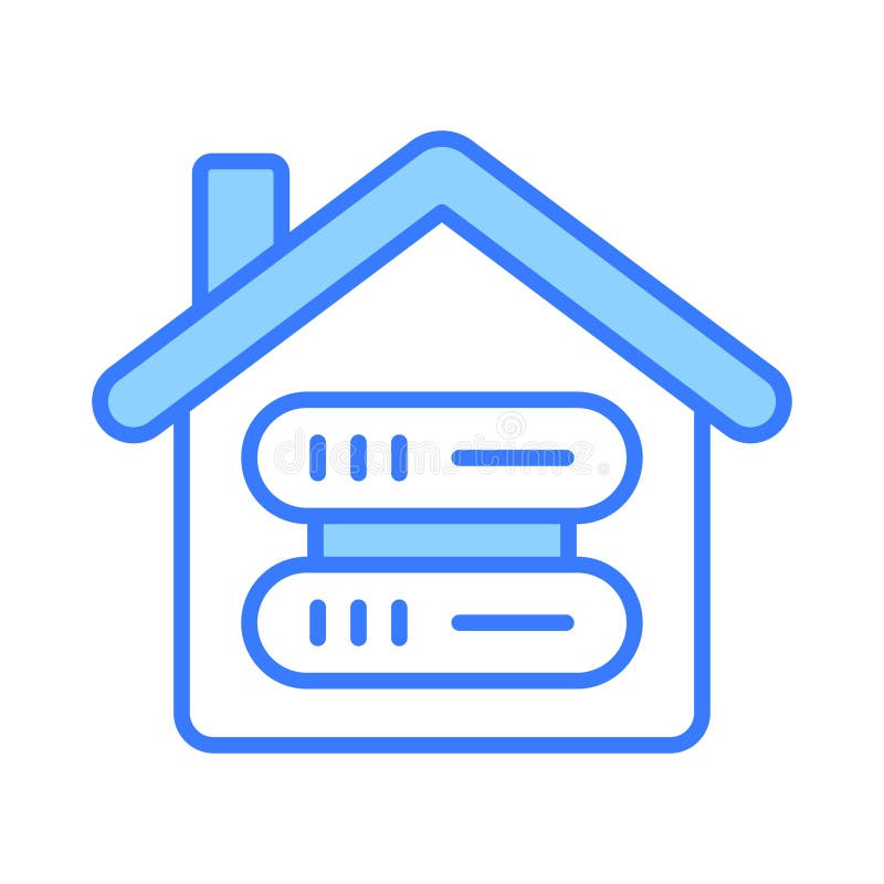 Data Server Inside Home Showing Concept of Home Server in Modern Style ...