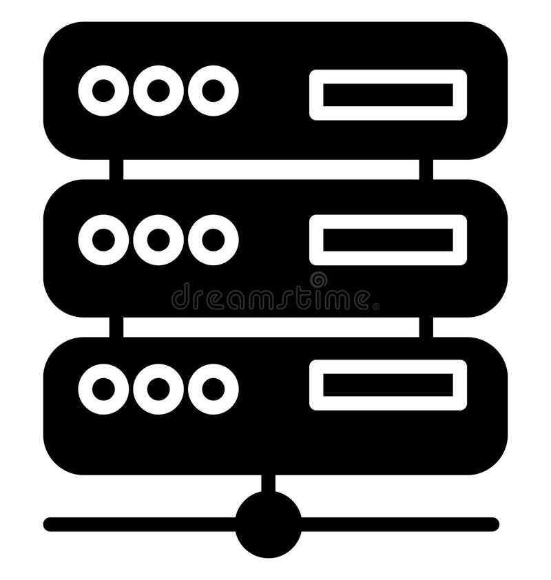Data Server Isolated Vector Icon That Can Be Easily Modified Or Edit Data Server Isolated Vector