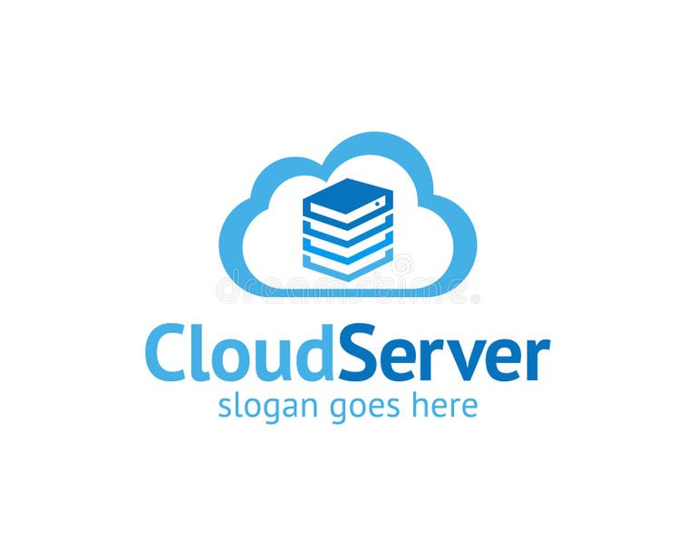 Data Server Logo Design. Cloud Server Logo Design Stock Vector ...