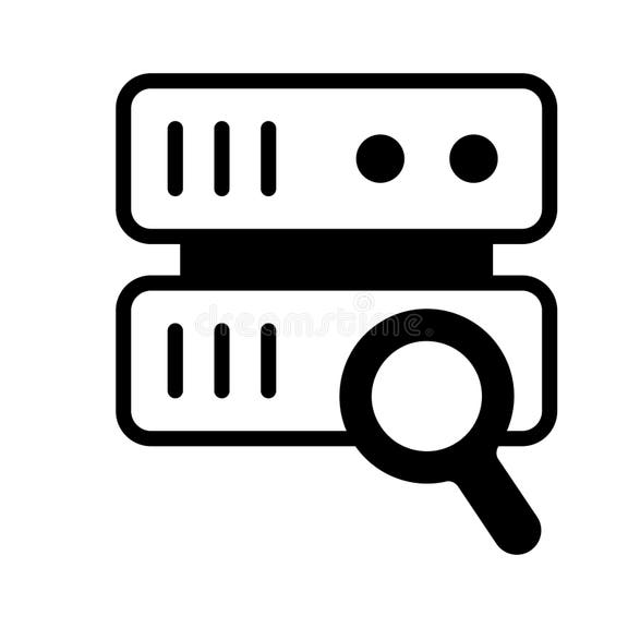 Dataserver Exploration stock vector. Illustration of database - 332544269