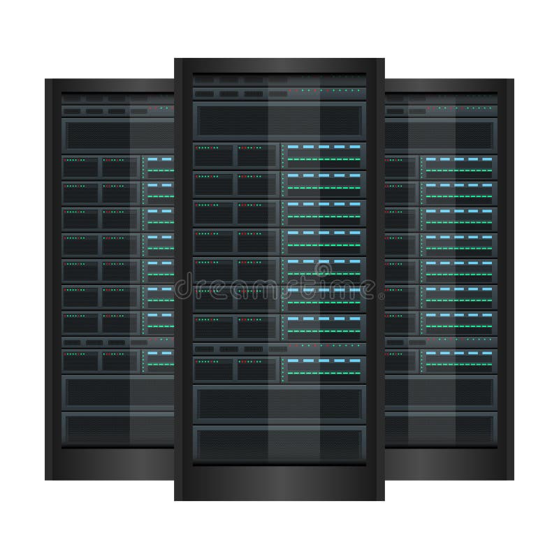 Data Server Vector Design Illustration Stock Vector - Illustration of ...