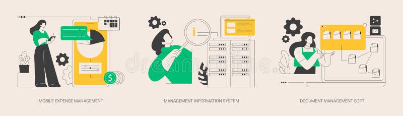 Data Sharing and Analysis Abstract Concept Vector Illustrations. Stock ...