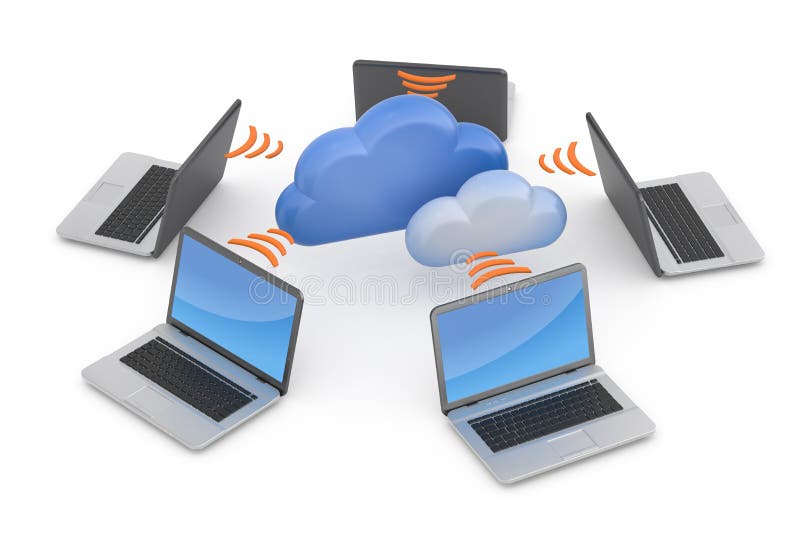 Data Sharing Isolated Line Vector Icon that Can Be Easily Modified or ...