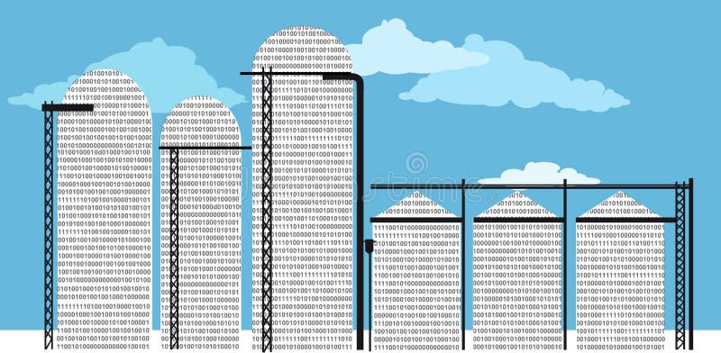 Data silo stock vector. Illustration of information, digital - 82190090