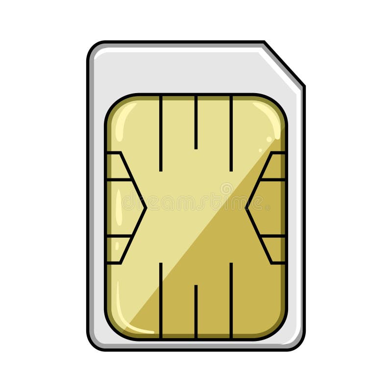 Coverage Sim Card Cartoon Vector Illustration Stock Illustrations – 10 ...