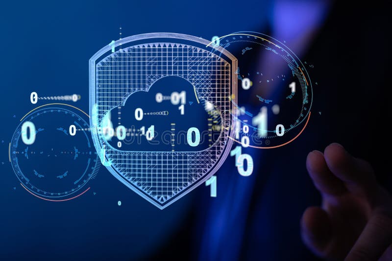 A Data Sorting Flow Process. Big Data Stream Futuristic Infographic ...