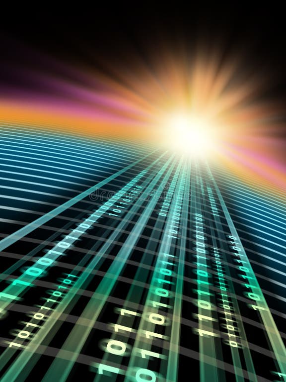 Data speed stock illustration. Illustration of highway - 9597723