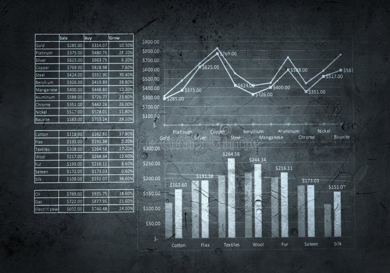 Data Statistics Background . Mixed Media Stock Photo - Image of plan ...