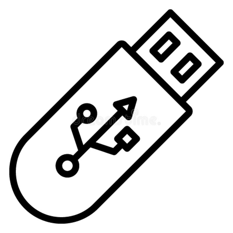 Data Stick Isolated Vector Icon Fully Editable Stock Illustration ...