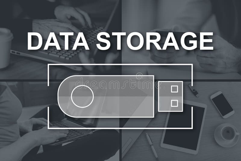 Concept of data storage stock photo. Image of technology - 263893512