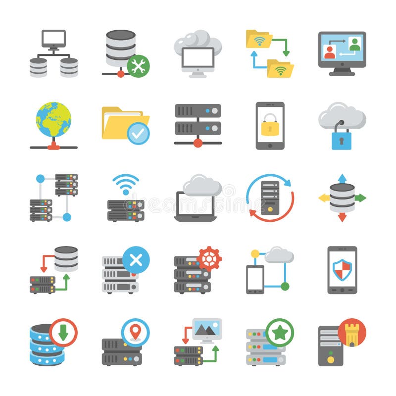 Servers Connected To Cloud Stock Illustrations – 78 Servers Connected To Cloud Stock ...