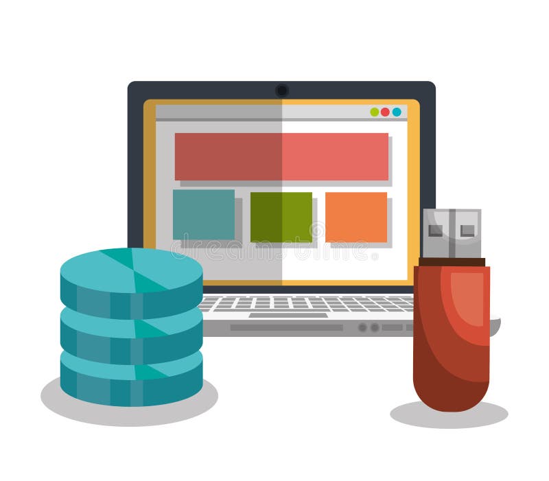 Data storage design stock illustration. Illustration of background ...