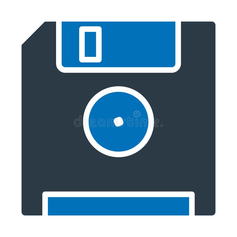 Data Storage, Floppy Vector Icon Which Can Easily Modify Stock Vector ...