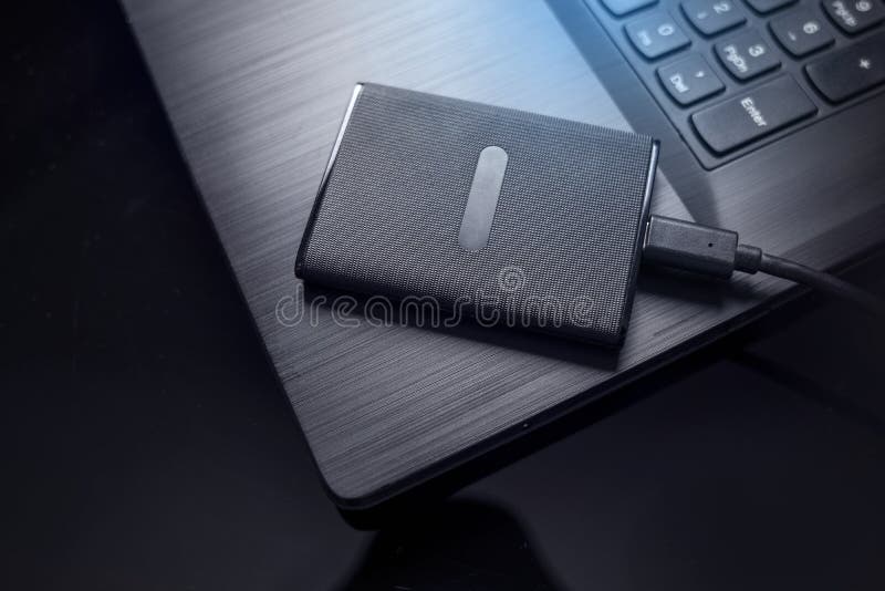 Data Storage, Protection of Personal Information Concept. SSD Disk ...