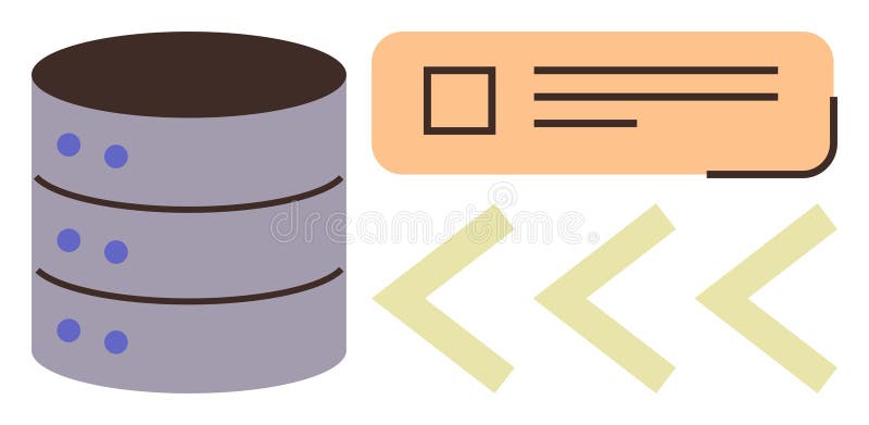 Server Stack Icon Representing Data Storage and Management, Ideal for it Infrastructure Themes ...