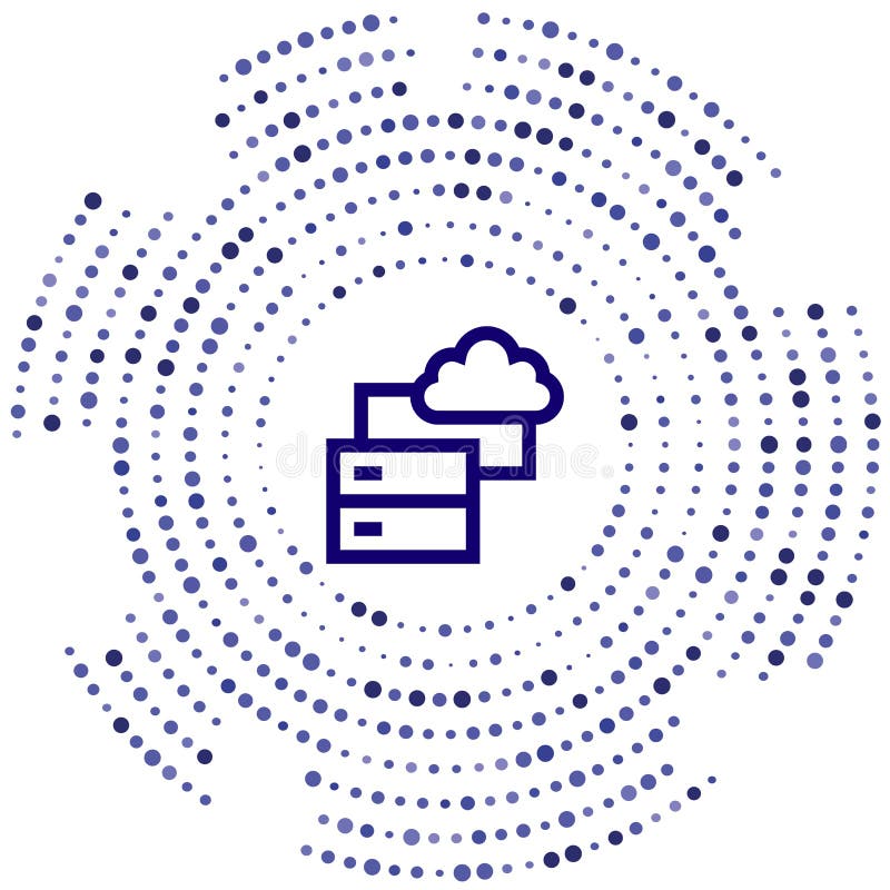 Data Storage Vector Icon. Data Storage Editable Stroke Stock Vector ...