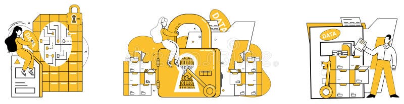 Data Storage. Data Storage is Memory Bank Where Information Archives ...