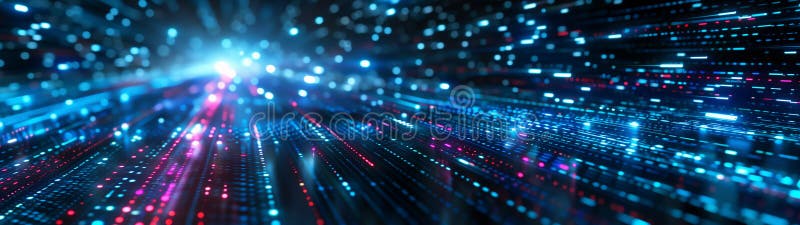 Data Stream Background of the Internet for Global Communication of a ...