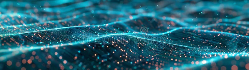 Data Stream Background of the Internet for Global Communication of a ...