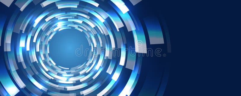 Data Stream In The Form Of An Array Of Circles And Binary Code Vector